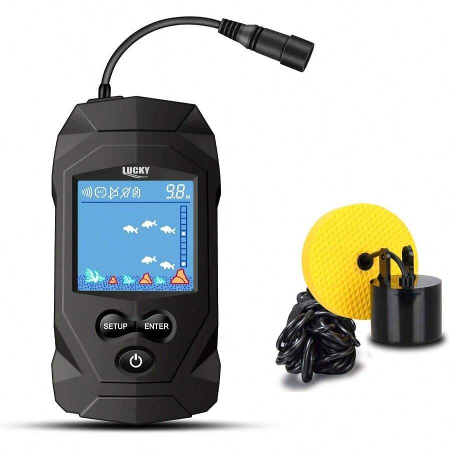 Portable Fish Finders Wired Transdur Kayak Fish Finder Kit Portable ...