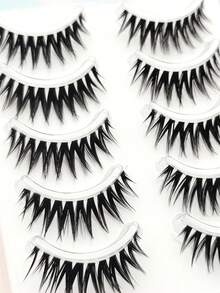 10pcs Thai Style Dramatic Cartoon Asian-Caucasian Hybrid False ...