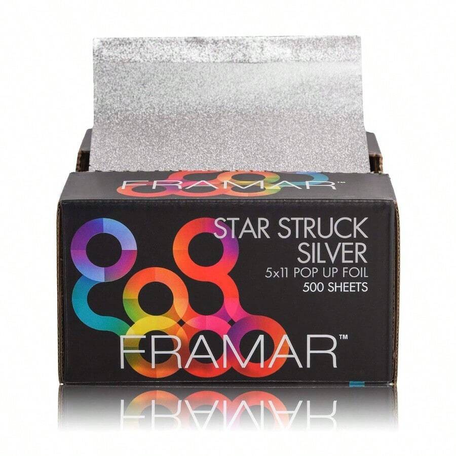 Framar Silver Hair Foils For Highlighting Pop Up Hair Foil For Hair ...