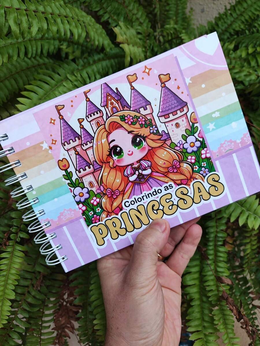 Children's Coloring Book Coloring With The Princesses With 50 Sheets ...