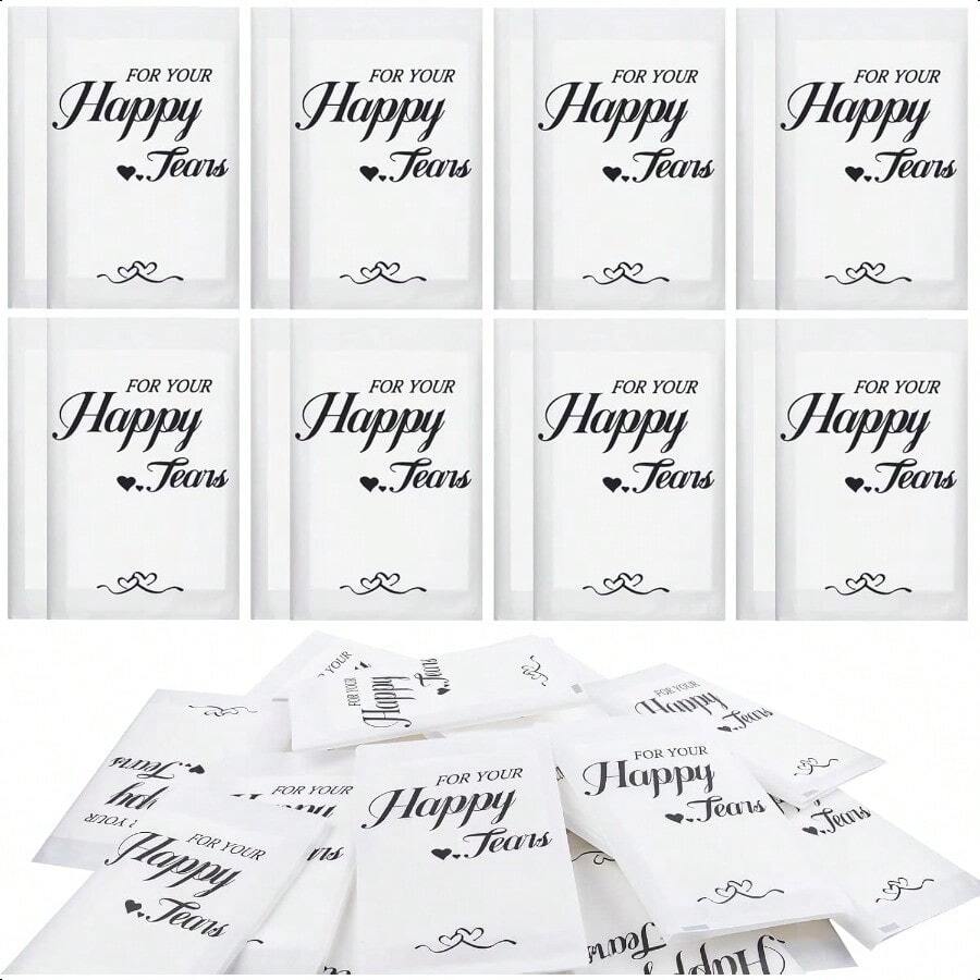Happy Tears Tissues 30Pack Wedding Tissues Packs For Guests Welcome ...
