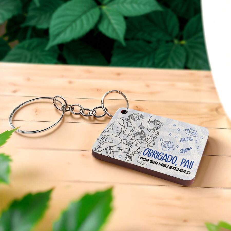 Father's Day Keychain "Thank You, Dad" In MDF - A Simple And Loving ...
