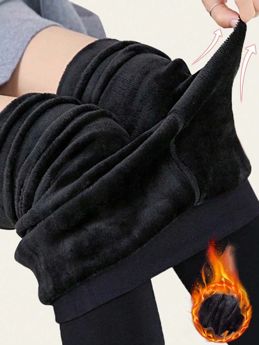 Thermal Lined Tights For Women, Warm Fake Sheer Pantyhose Leggings ...