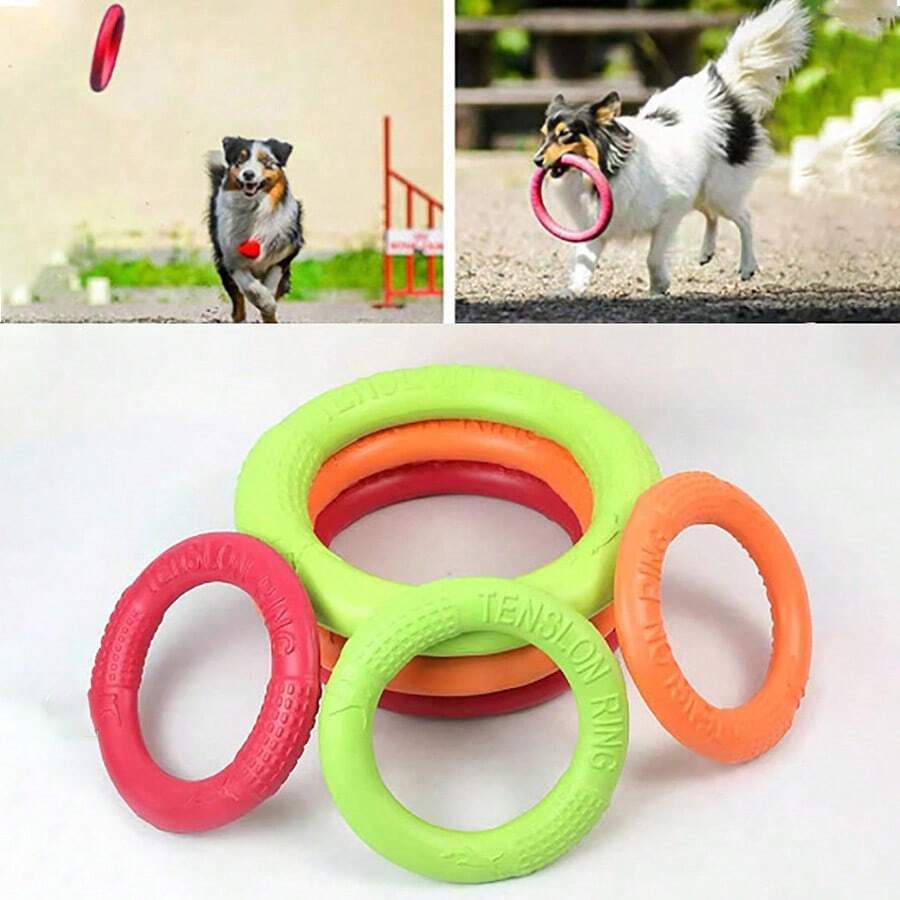 Floating Water Dog Toys Pet Flying Disk, Training Ring Interactive Toy ...