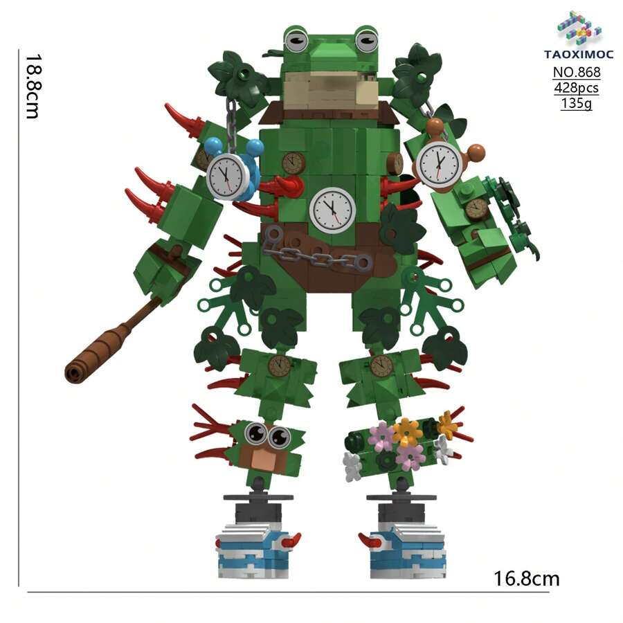 Tungtungtungsahur Creative Mutant Shan Hai Jing Frog-Human Hybrid Giant ...