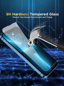 6枚の強化ガラススクリーンプロテクターは、iPhone 17、17 Pro、17 Pro Max、17 Air、16、16 Plus、16 ...