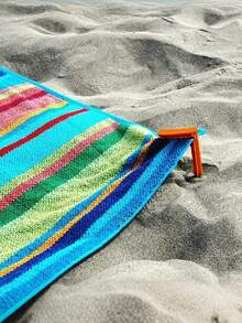 4pcs Outdoor Beach Towel Clips - Picnic Mat Clamps, Sturdy Towel And ...