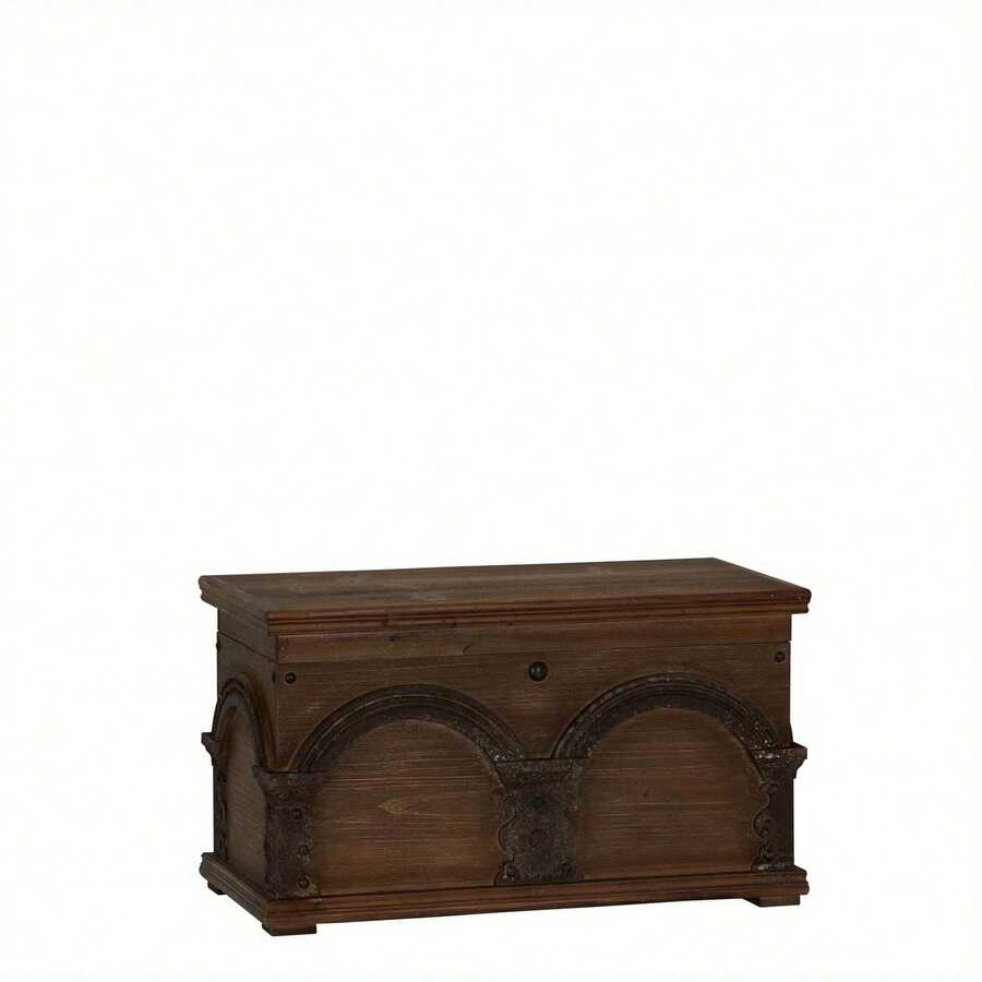 Small Wooden Arch Storage Trunk | SHEIN USA