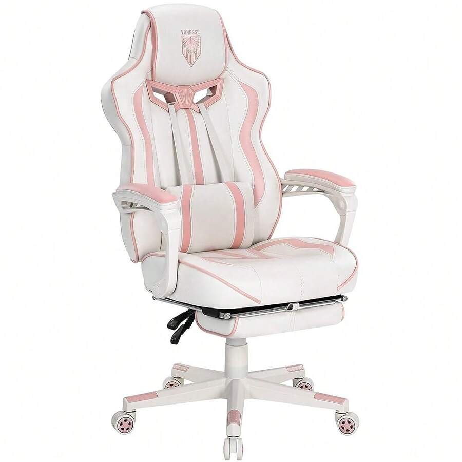 Gaming Chair For Girls, Pink Computer Gaming Chairs For Adults ...