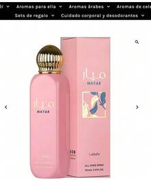Lattafa Spray all over Mayar rosa Lattafa 150ml,Bruma femenina corporal ...
