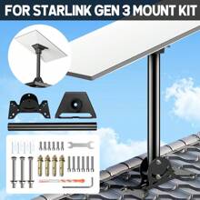 Starlink Gen 3 Mount Stand Pipe Adapter V3 For Standard Dish Pole Roof ...