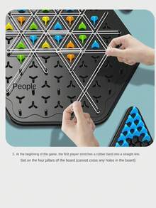 Jogo de Tabuleiro de Reação em Cadeia Triangular Decoração de Natal ...