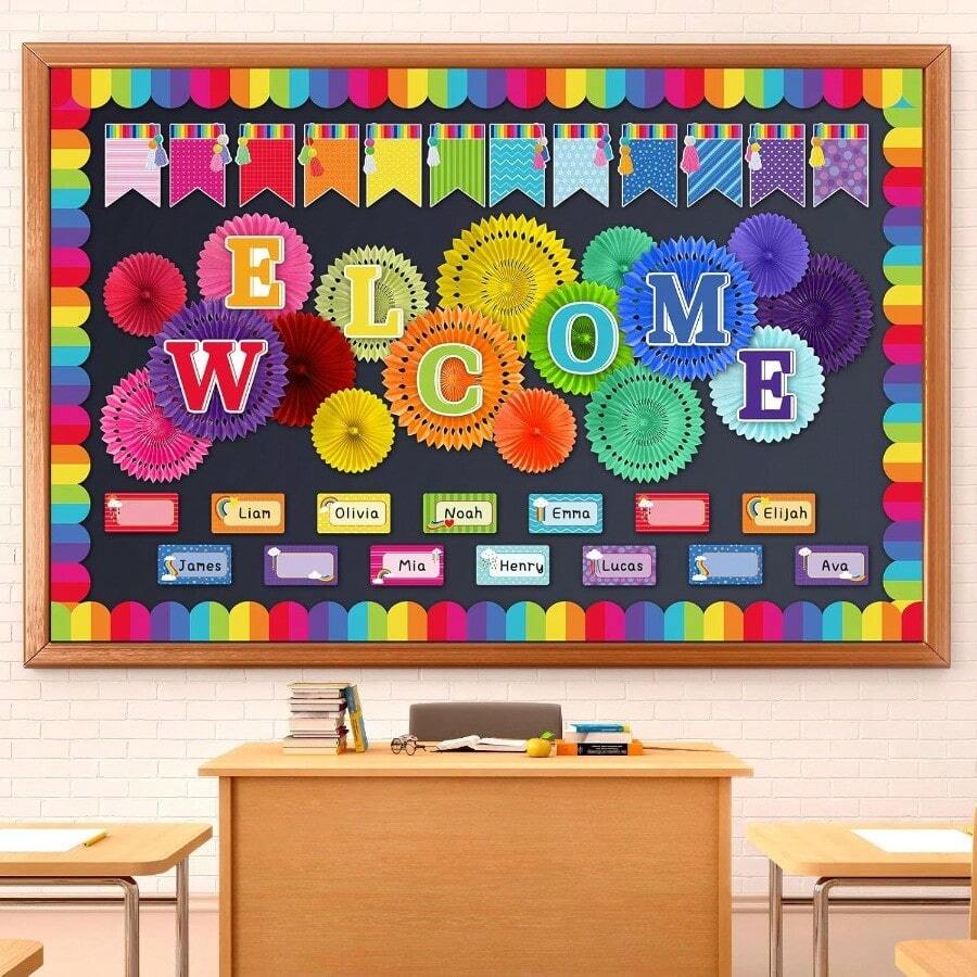 LDXWelcome Bulletin Board Sets Welcome Back Classroom Decorations ...