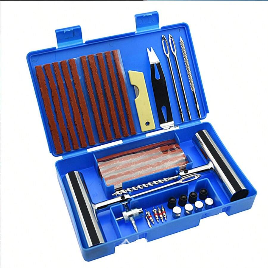 Car Tire Repair Tool Set, 58 Pieces Tire Puncture Repair Tool ...