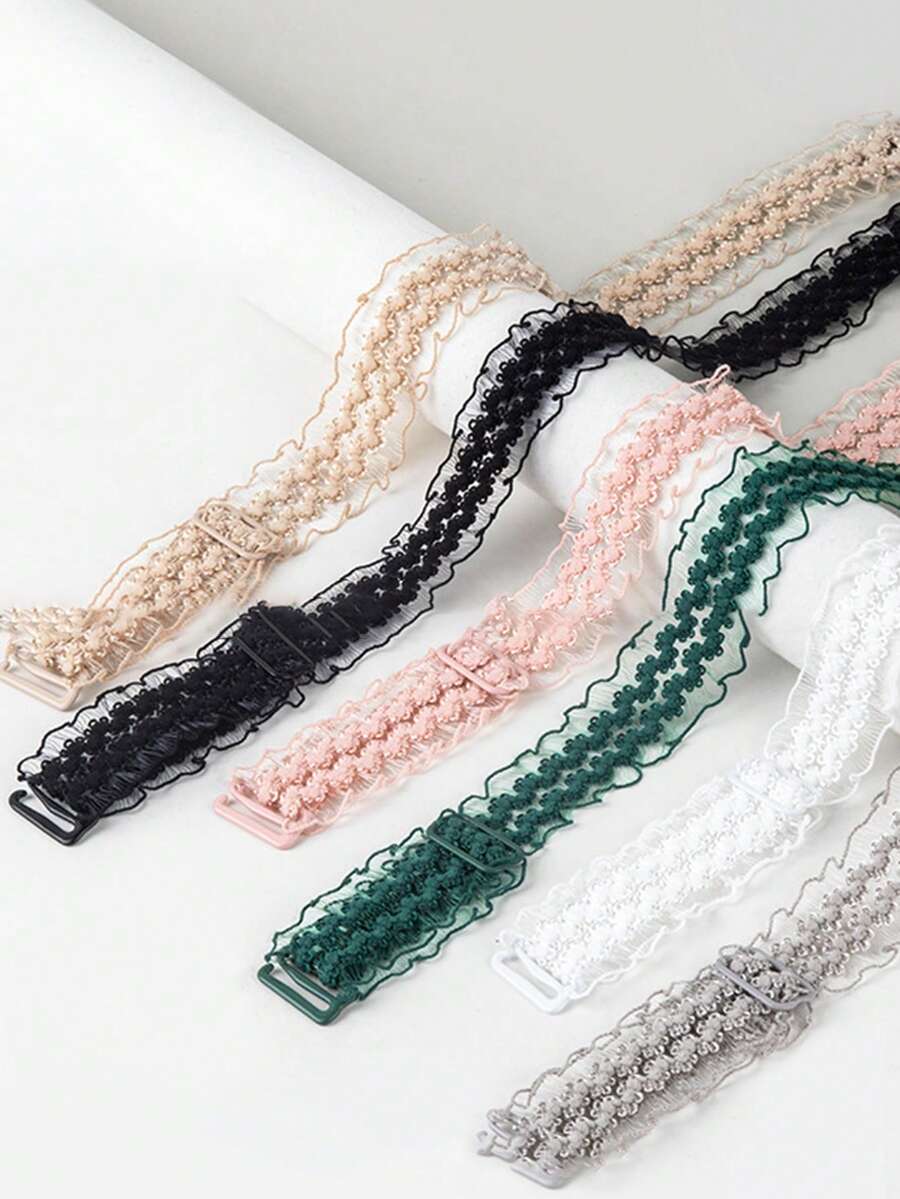 2pcs/Set Ladies Lace Bra Straps Invisible Straps Non-Slip Widened ...