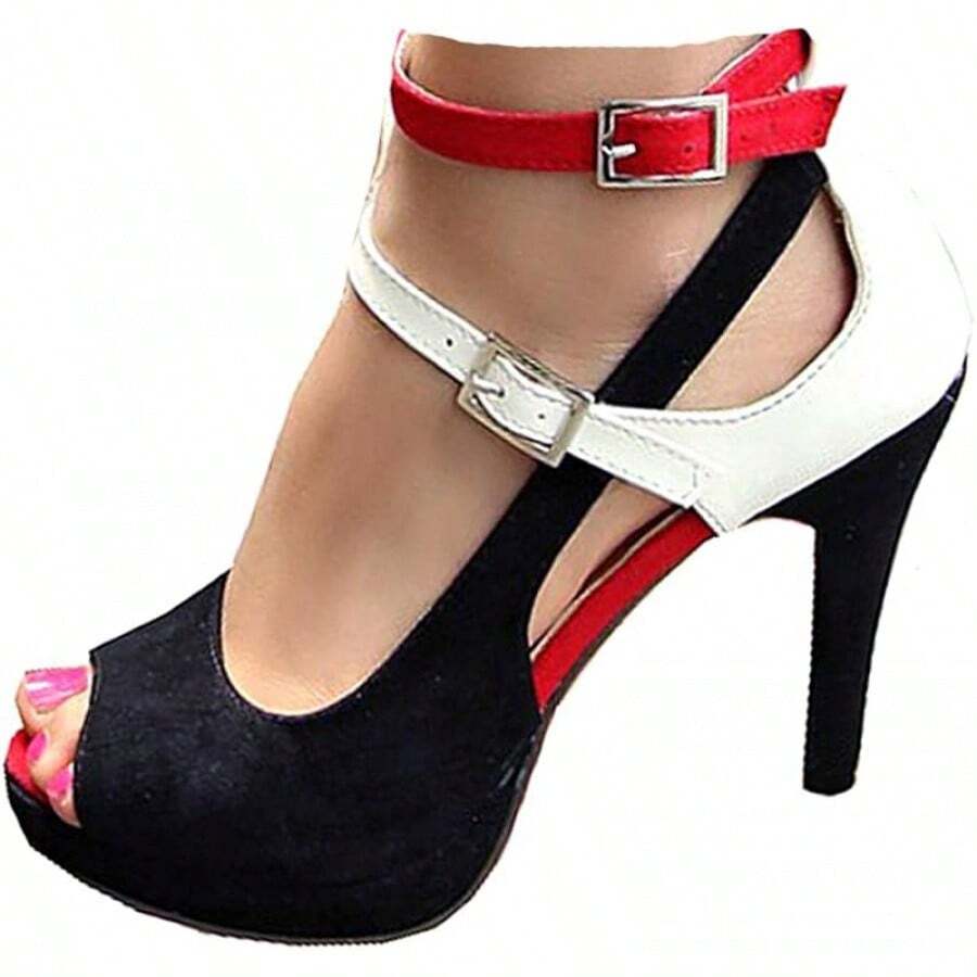2026 Women's Fashion Party Heels High Heels Shoes Ankle Straps Dress ...