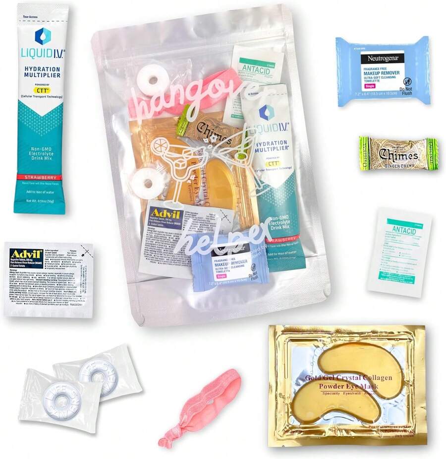 Hangover Kit (1 Pack) Pre Filled Party Favors, Goodie Bags ...