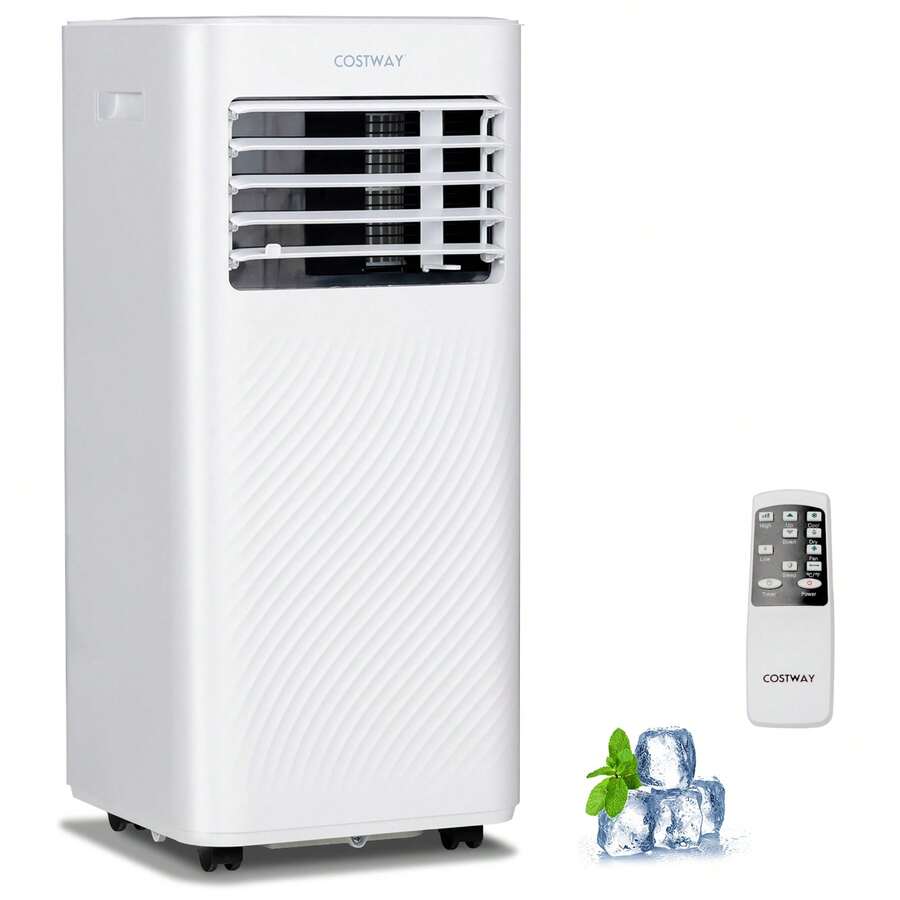 Portable Air Conditioner 4-In-1 AC Unit With Cool Fan Dehum Sleep Mode ...