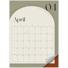 Aesthetic 2025-2026 Magnetic Fridge Calendar - Runs From January 2025 ...