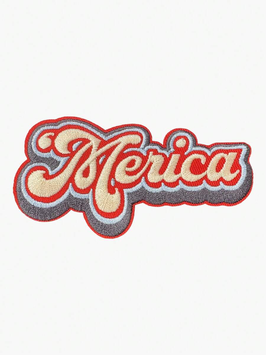 1pc "Merica" Embroidered Patch, American Patch, Americana Patch ...