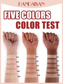 HANDAIYAN Red Oval Cushion Foundation Liquid High Coverage 24-Hour ...