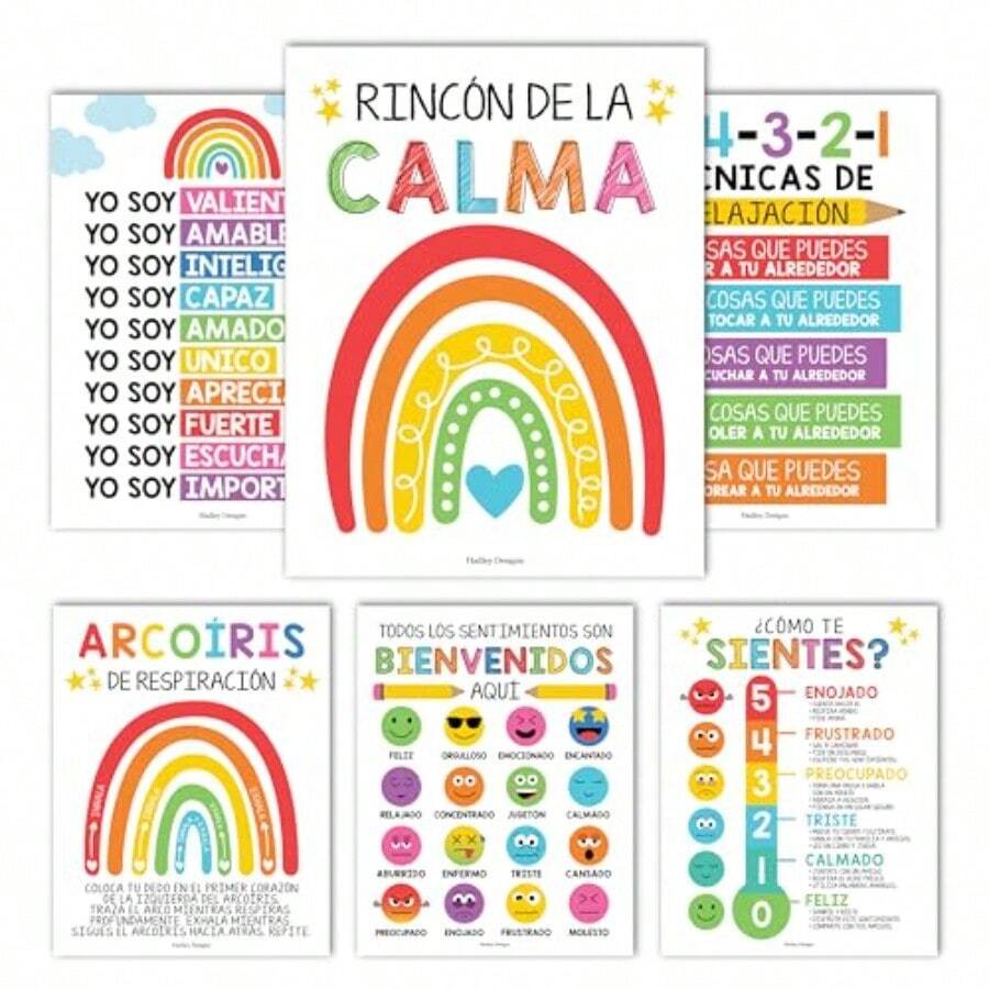 SHUS0087-Spanish Classroom Drations 6 Spanish Classroom Posters ...