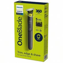 PHILIPS OneBlade 360 Face Hybrid Electric Trimmer And Shaver QP2724/70 ...
