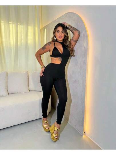 Women's Long Jumpsuit Fashion Gringa Blogger In Suplex | Mode en ligne ...