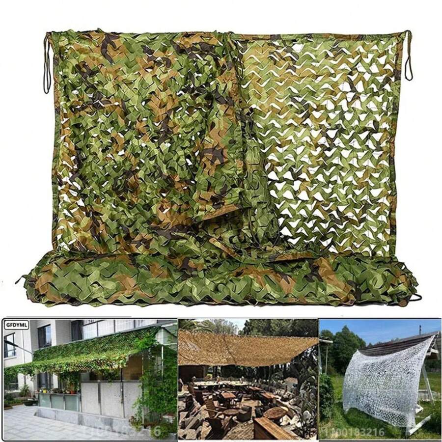 Camouflage Net Pavilion Camouflage Net Shade Net Garden Decoration Net ...