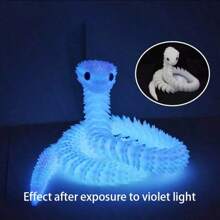 2/3pcs 30cm Curled Snake Statue - 3D Printed Snake Toy With Snake Egg ...