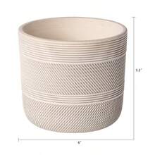 Pottery 6" Tye Ceramic Planter White | SHEIN USA