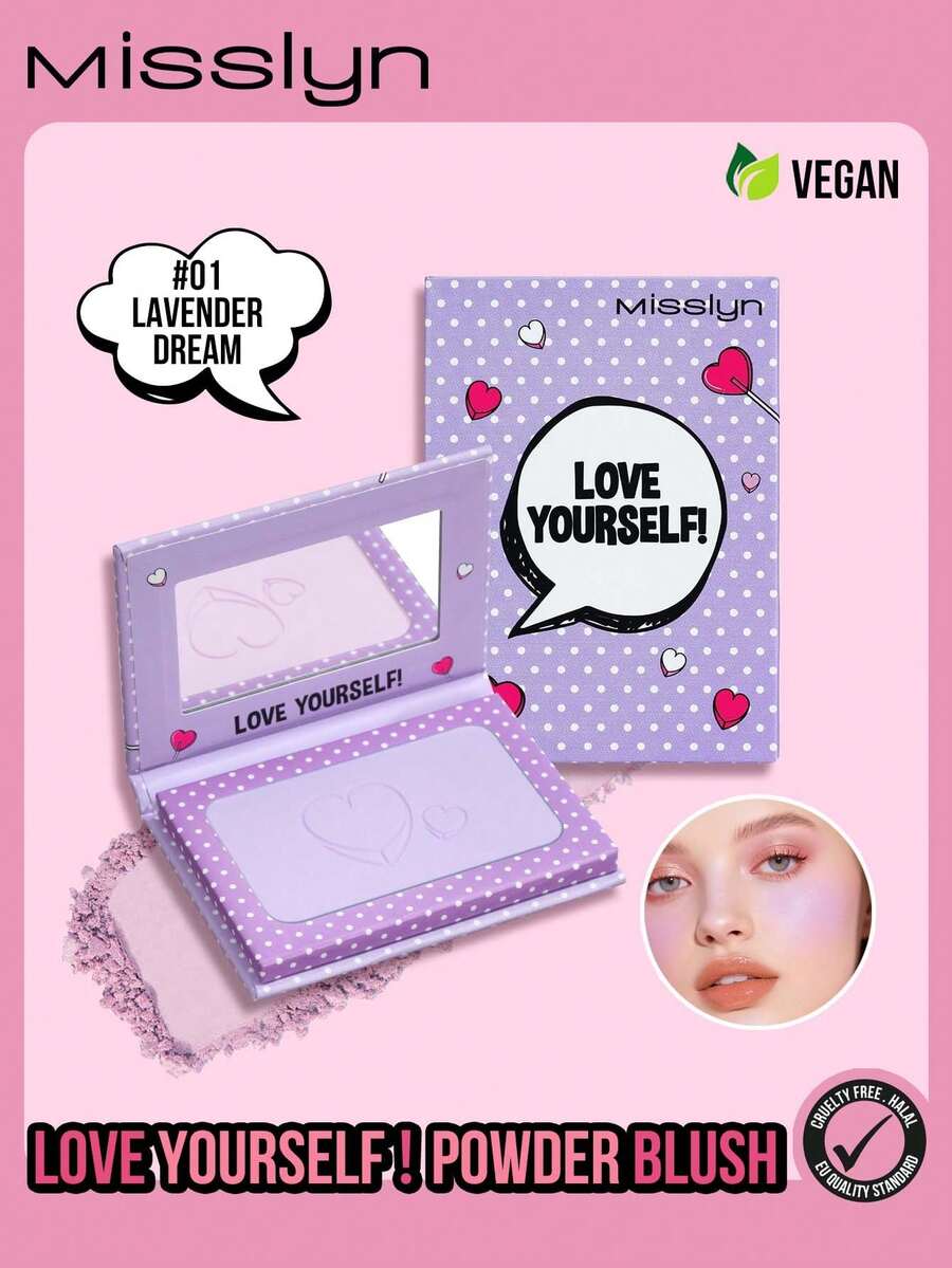 MISSLYN-FAKE IT TILL YOU MAKE IT POWDER BLUSH, 1pc Blush Powder Palette, Matte Finish, Pigment ...