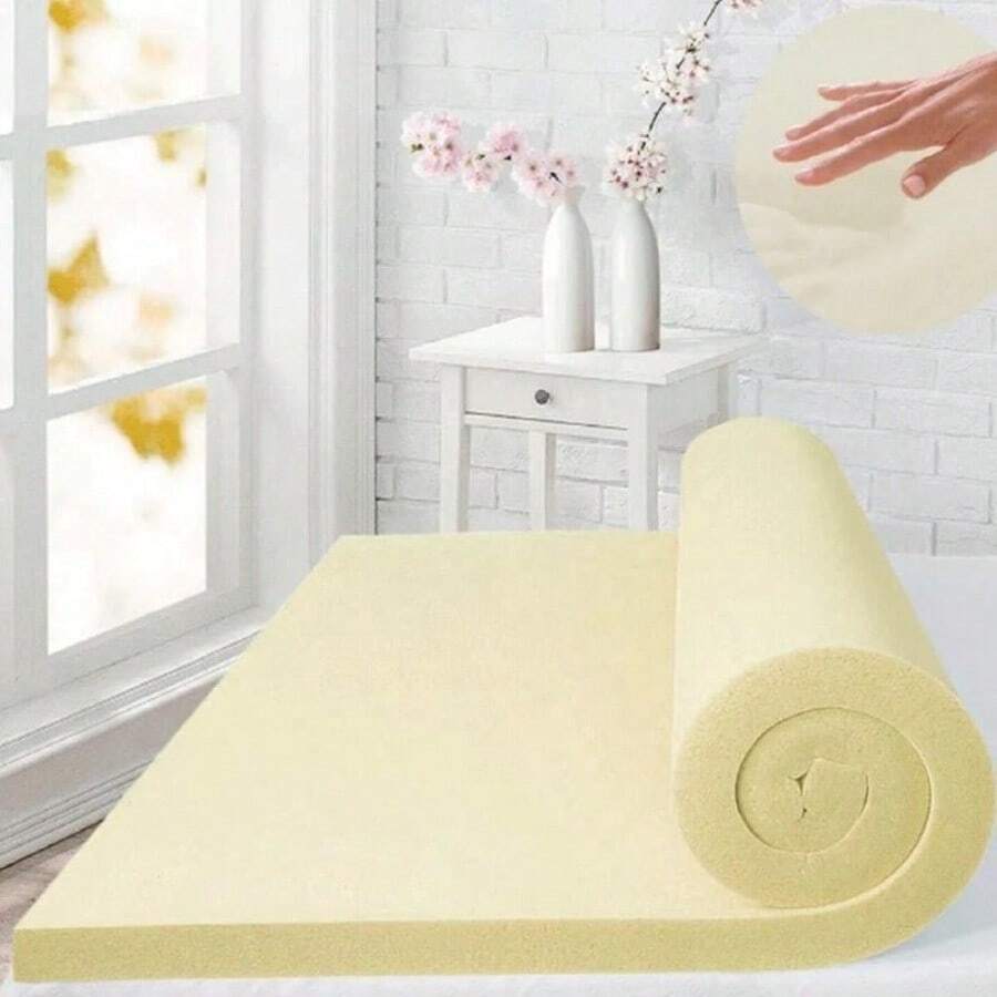 Orthopaedic Double Memory Foam Mattress Topper - 1 Inch Thick | SHEIN UK