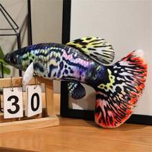 40/60cm Simulation Guppy Plush Toy Pillow, Soft Stuffed Animal, Salmon Tuna Grouper, Creative ...