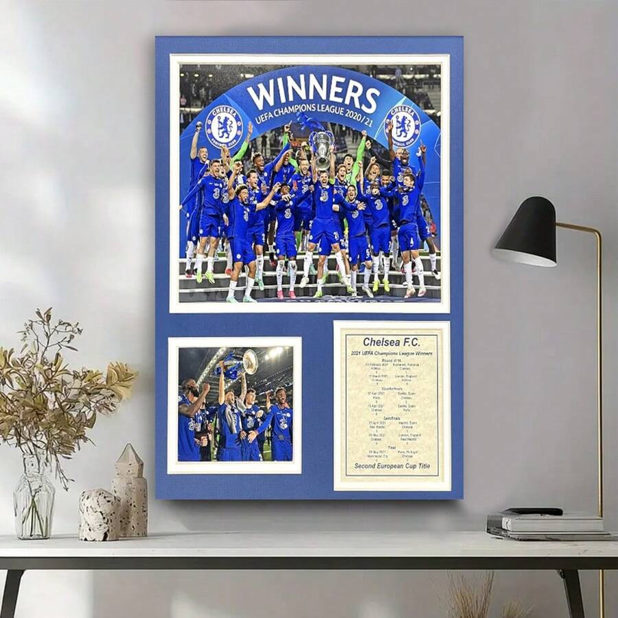 Framed Chelsea FC | 2020-2021 Winner Poster | Mode en ligne | SHEIN FRANCE
