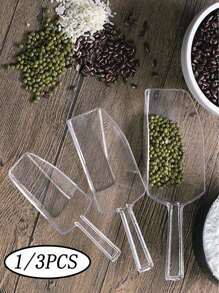 3pcs Plastic Ice Cream Scoop, Multipurpose Ice Spoon, Food And Candy ...