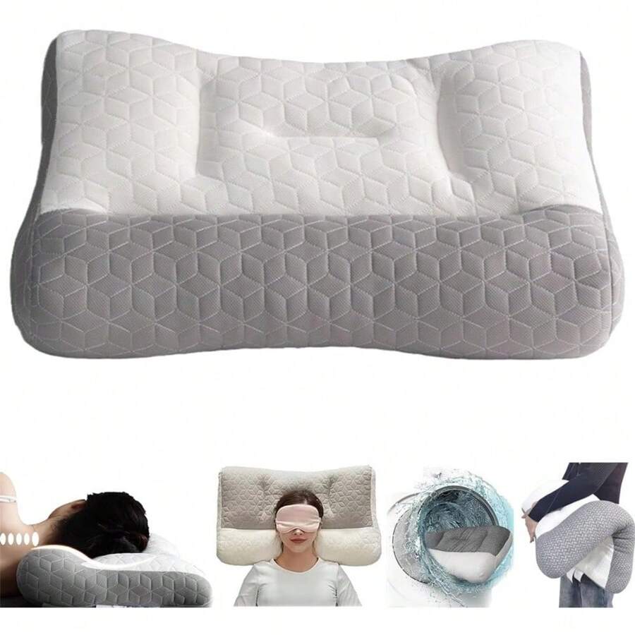 Comfortable Pillows For All Sleeping Styles,Deep Sleep Pillow - New Sleep Apnea & Ergonomic ...