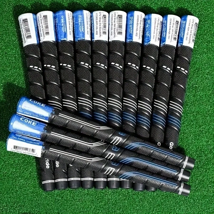 Set Of 13 Rubber Golf Grips, CP2 Pro Wrap Golf Club Grip Golf Grip Anti ...