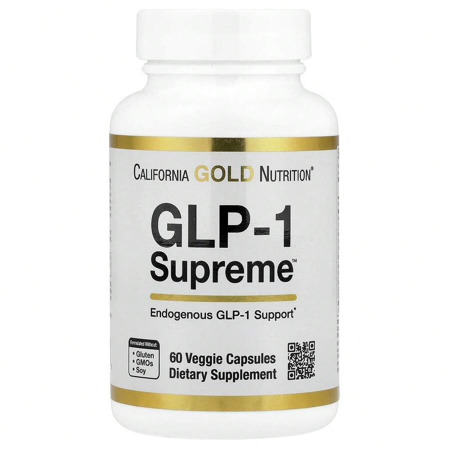 California Gold Nutrition GLP-1 Supreme™, With Akkermansia, Berberine ...