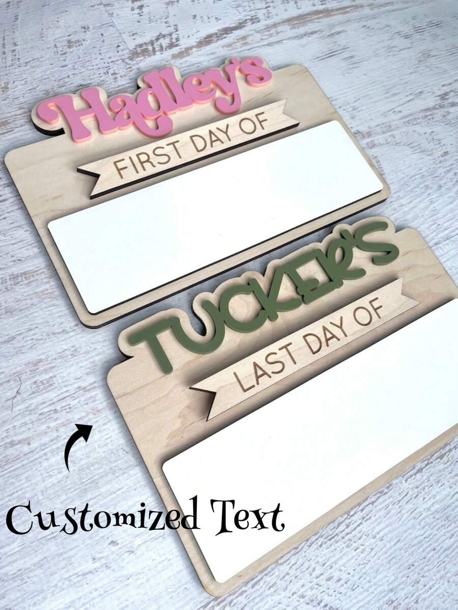 First Day Of School Sign Back To School Sign First And Last Day School ...