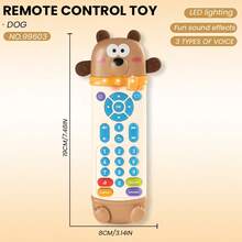 Infant Toddler Realistic TV Remote Control Toy With Bear & Crocodile ...