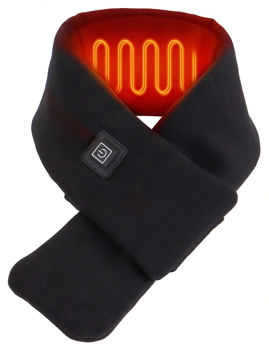 Electric Heated Scarf USB Plug Neck Heating Pad Winter Warmer Wrap ...
