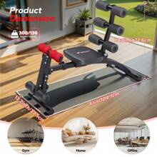 MERACH Ab Machine, Multi-Functional Adjustable Ab Trainer & Exercise ...