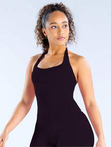 Impact Halter Top Women Impact Longline Halter Tops Workout Longline ...