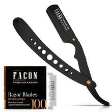 Facón Straight Razors For Men - Professional Barber Straight Edge Razor ...