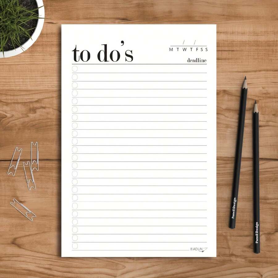 Lista de tareas por hacer - Bloc de notas de 6"X9" - Organizador ...