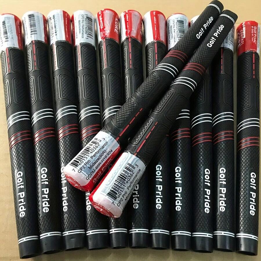Set Of 13 Rubber Golf Grips, CP2 Pro Wrap Golf Club Grip Golf Grip Anti ...