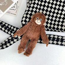 1pc New Cute Monkey Pendant Doll, Long Arm Gorilla Plush Doll Bag Charm ...