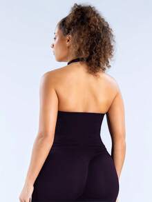 Impact Halter Top Women Impact Longline Halter Tops Workout Longline ...