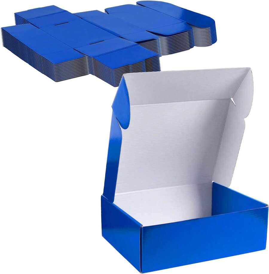 Local Delivery- 9x6x2 Black Shipping Boxes For Small Business 20 Pack ...